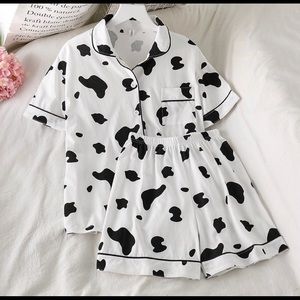 Intimates & Sleepwear | Sold Cow Pattern Pajamas Set | Poshmark